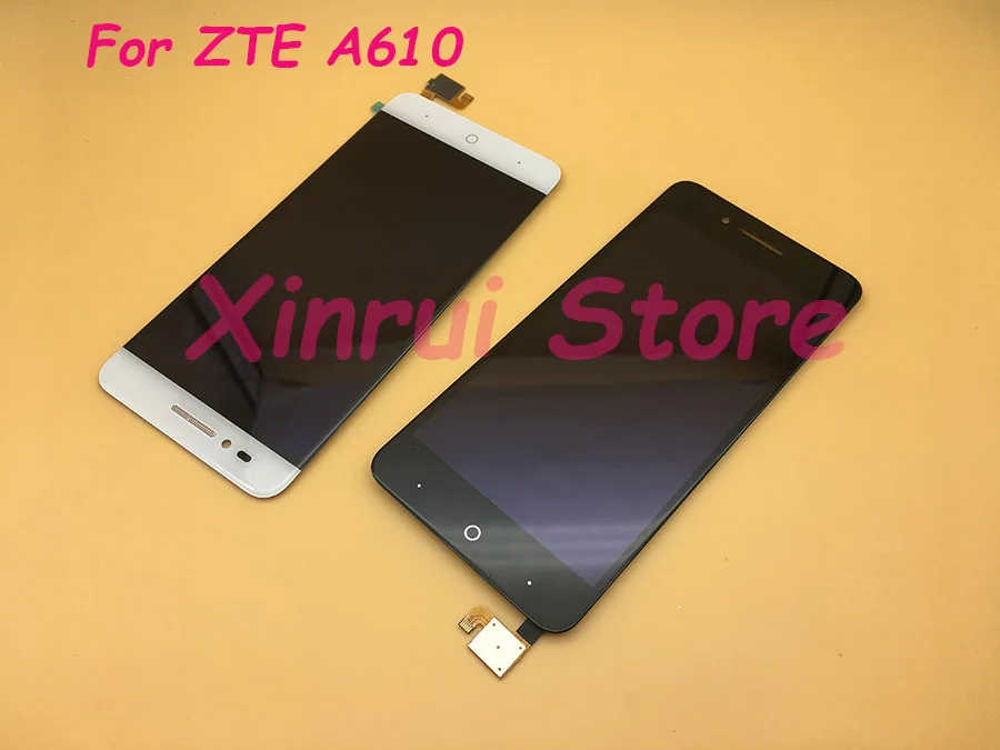 LCD For ZTE A610 White Black With Touch Glass Digitizer Assembly ...