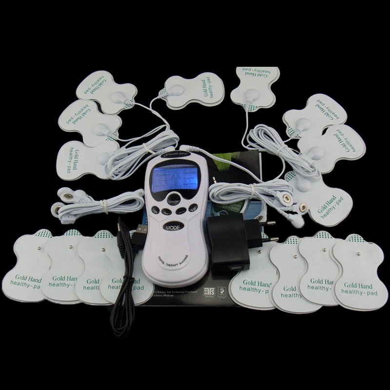 8 Models 16 Pads Electric Herald Tens Muscle Stimulator Ems Acupuncture Body Massage Digital ...