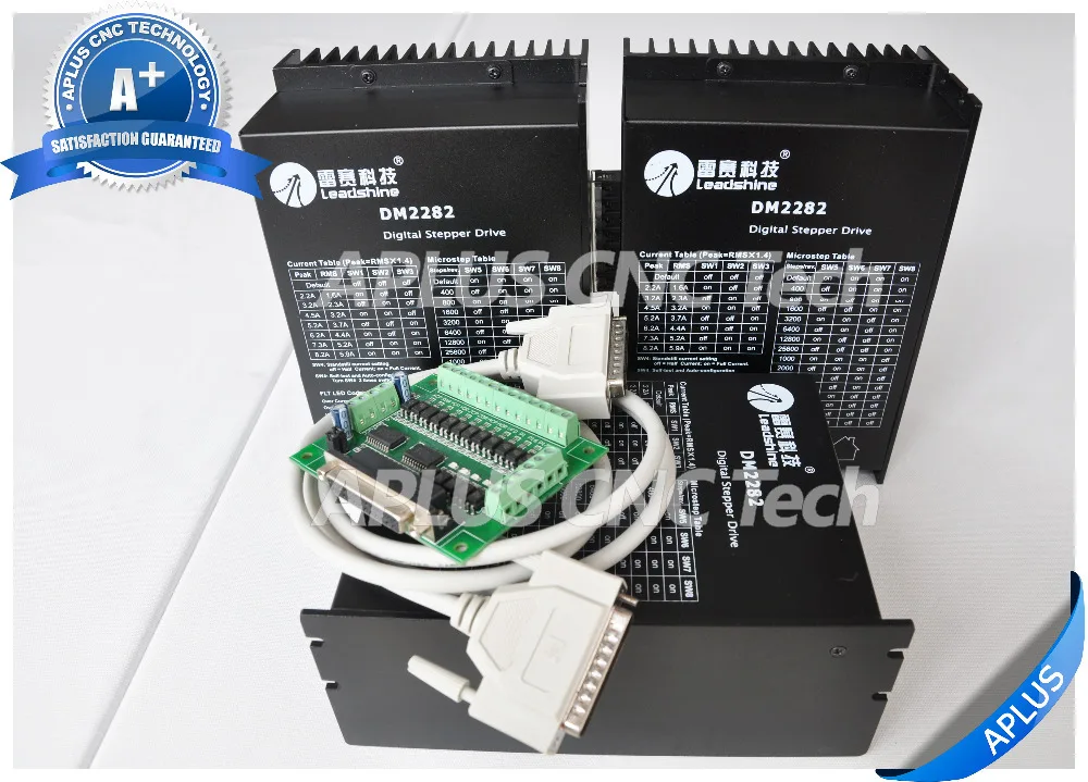 3 PCS LeadShine DM2282, 2 Phase Stepper Motor Driver, Up to 220VAC / 8 ...