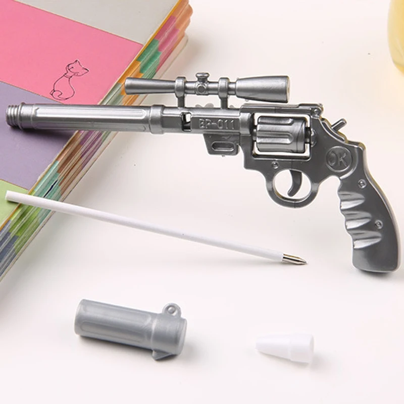 2017 Sale Real 1pcs Ballpoint Pen Roscoe Fiveshooter Gun Cute Funny ...