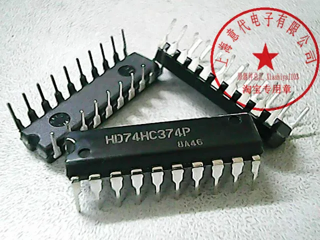 10Pcs HD74HC374P 74HC374 Original In Stock Octal D type Flip Flops ...