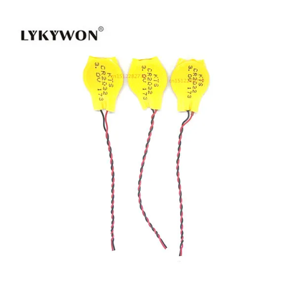 4 Pieces/lot Original KTS CR2032 CR2032W 3V lithium battery Computer ...