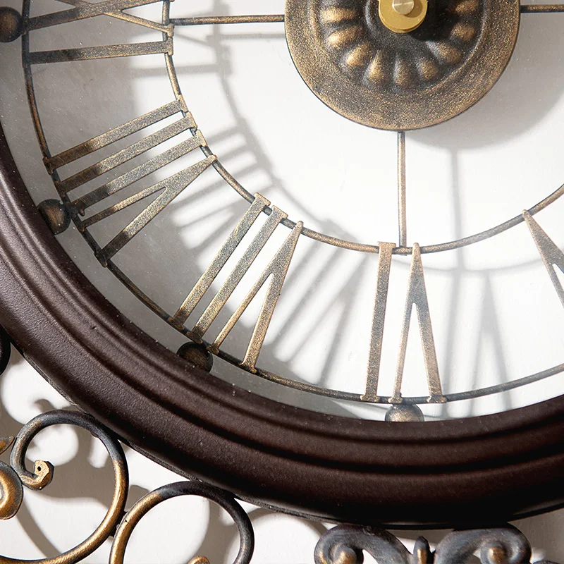 Домашние необычайно креативные декоративные часы в западном стиле настенные часы для гостиной