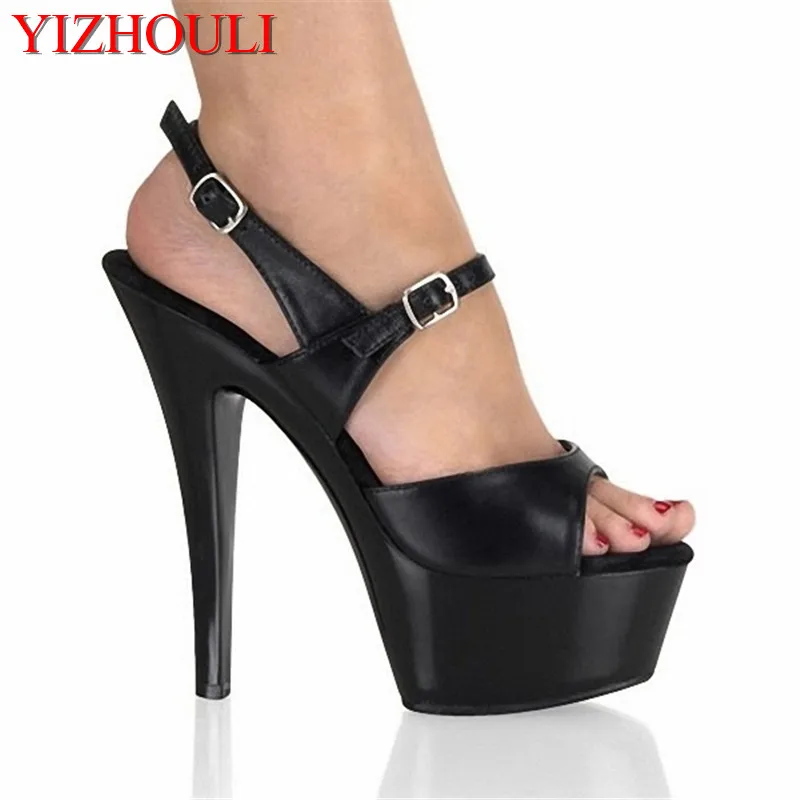 Classic Gladiator Style Platforms Women Open Toe 15cm High Heel Shoes ...