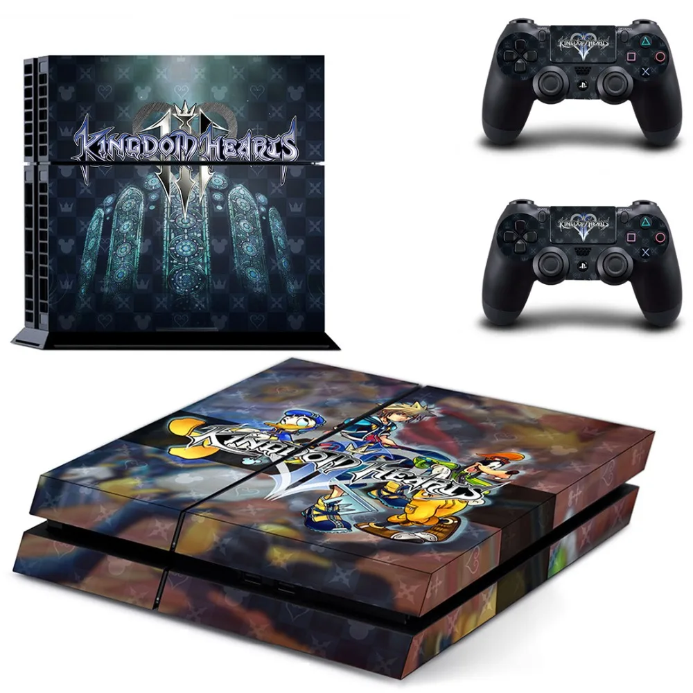 Kingdom Hearts 3 Skin Sticker for PS4 - ConsoleSkins.co