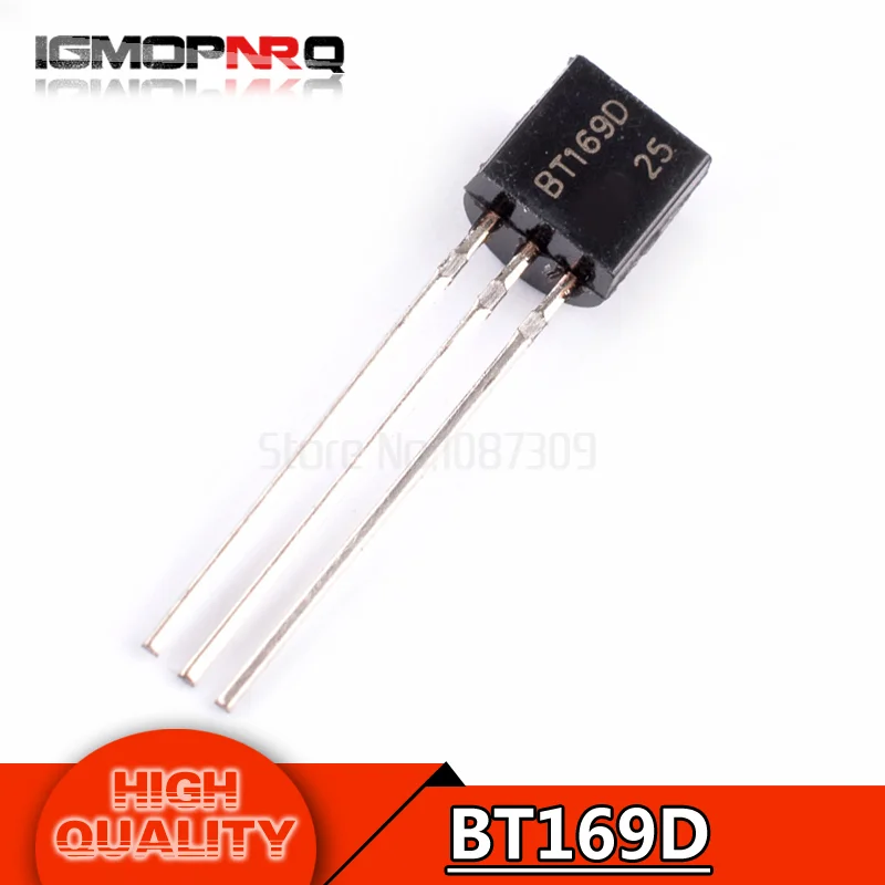 50pcs free shipping BT169D BT169 TO 92 Triacs Thyristor SCR 400V 9A 3 ...