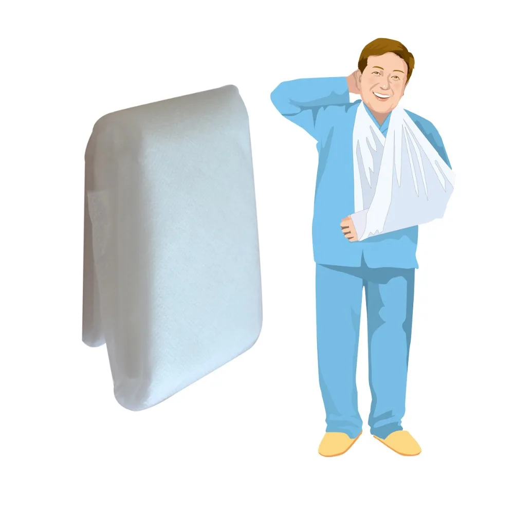 Medical Burn Dressing Bandage Triangular First Aid Wrap To Fix The Arm ...