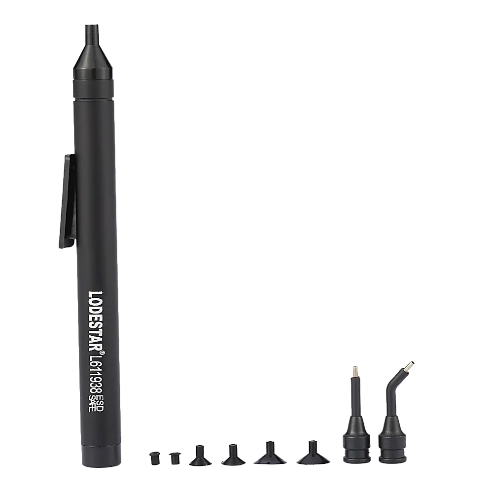 Manual Vacuum Suction Pen Soldering Sucking Pickup Tool 6 Suckers 2 ...
