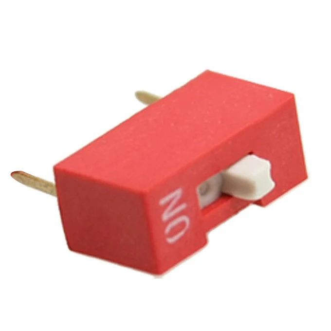 20 Pcs 7.62mm Pitch 1 Position 2 Pin Red DIP Switch 1P|switch switch ...