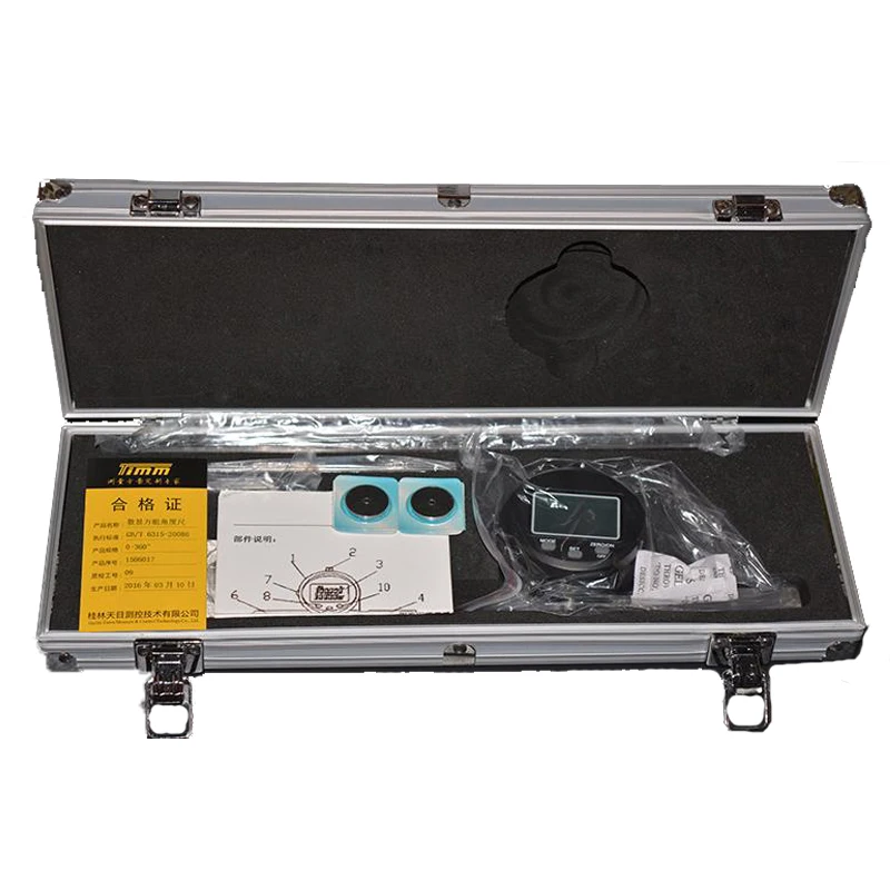 Electronic Digital Universal Angle Ruler Stainless Steel Electronic ...