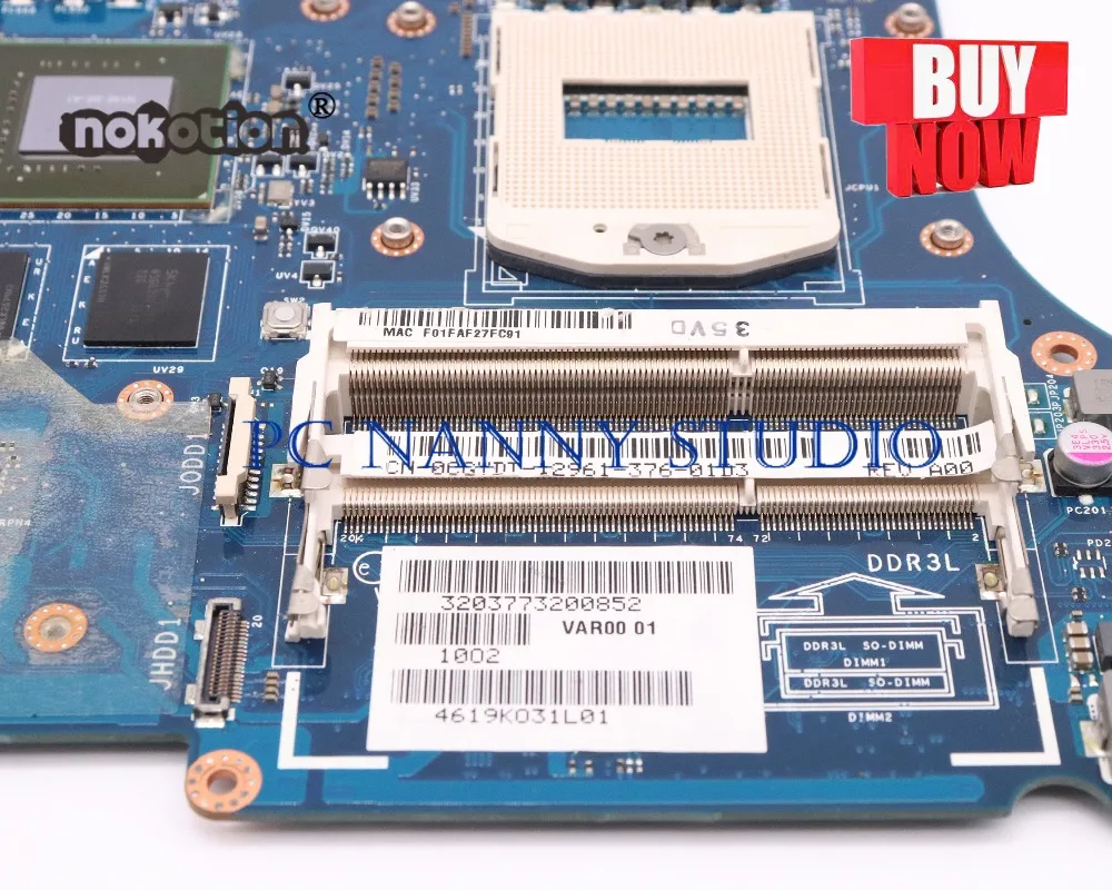 PCNANNY 0CGYDT CGYDT for Dell M14X R3 Laptop Motherboard LA-9201P DDR3L ...