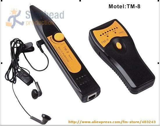 Tm-8 Multi-purpose Network Cable Tester, Rj45 Rj11 Wire Phone Telephone ...