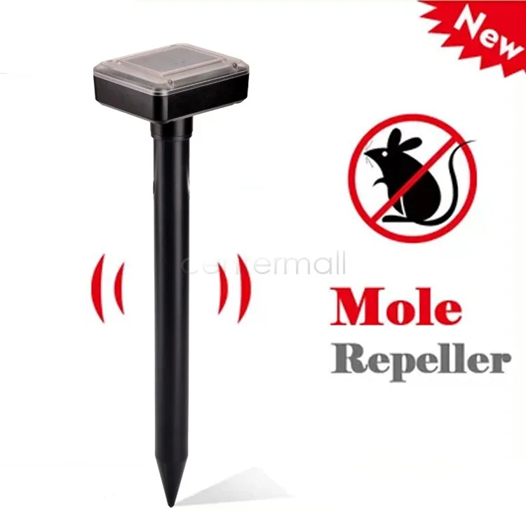 Solar Power Ultrasonic Pest Repeller Chaser Snake Rodent Mice Gopher ...