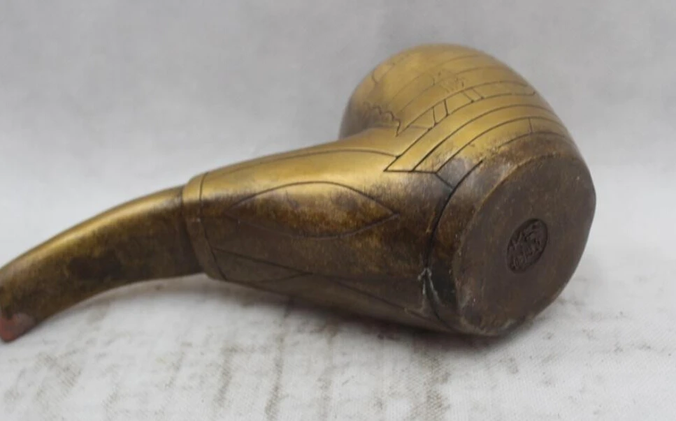 Details about 6"Chinese Folk Pure Bronze excellent beautiful plain ...