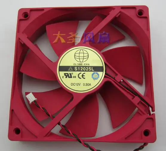 Super Flower S12025L 12CM 120*120*25MM 12V 0.30A 2-wire fan - Uranful.com