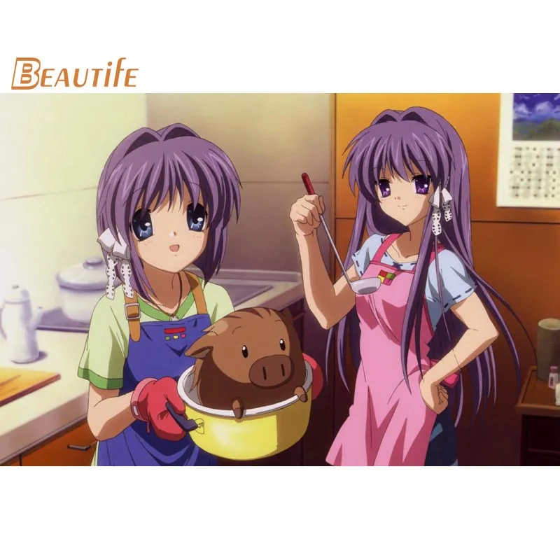 Clannad Poster High Canvas Custom Posters More Size 27x40 30x45 40x60 ...