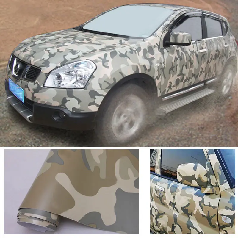 Decal Graphic Car Truck Bigfoot Desert Camo Camouflage Snow Vinyl Wrap ...