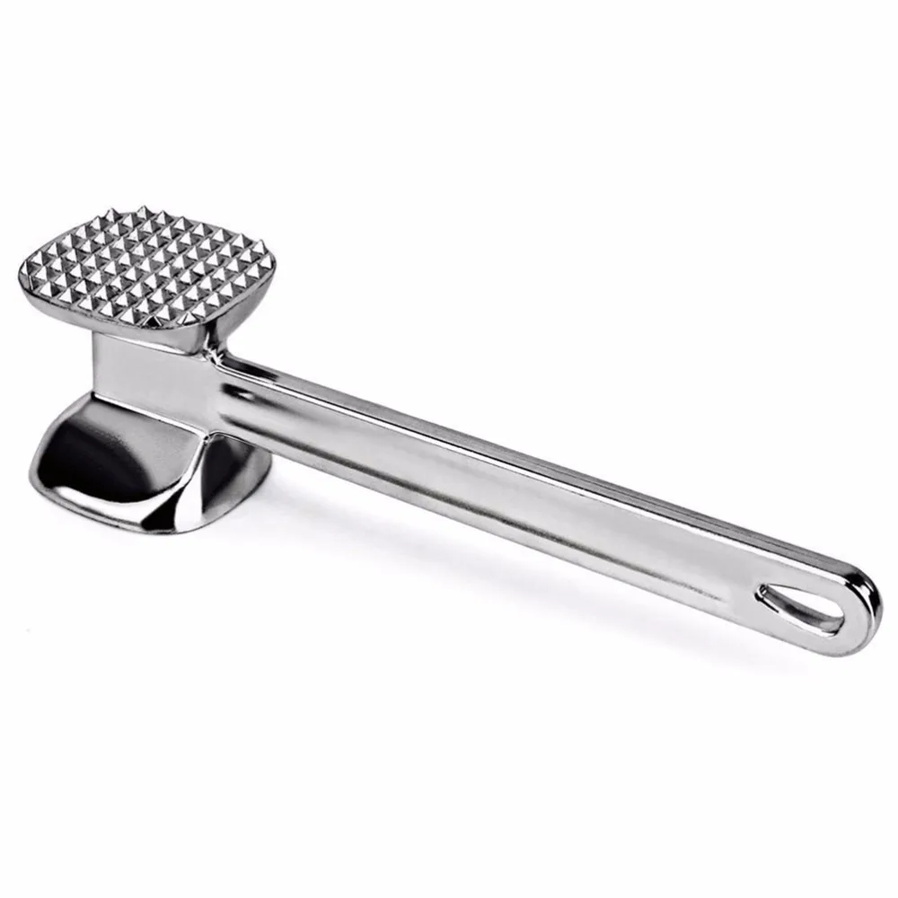 2016 Size S M L Two Sides Aluminum Meat Hammer Mallet Tenderizer Beef