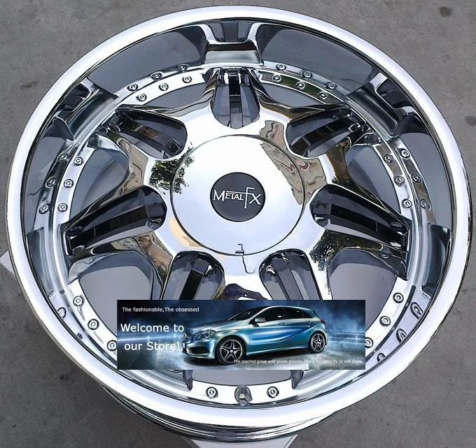 20 Inch car rims modified wheels VIP large broad brimmed electroplating ...