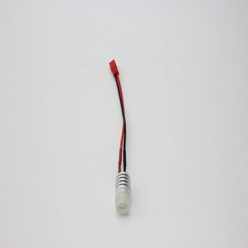 1 pçs 1.5 w hightlight led busca luz de alumínio para qav250 quadcopter ...
