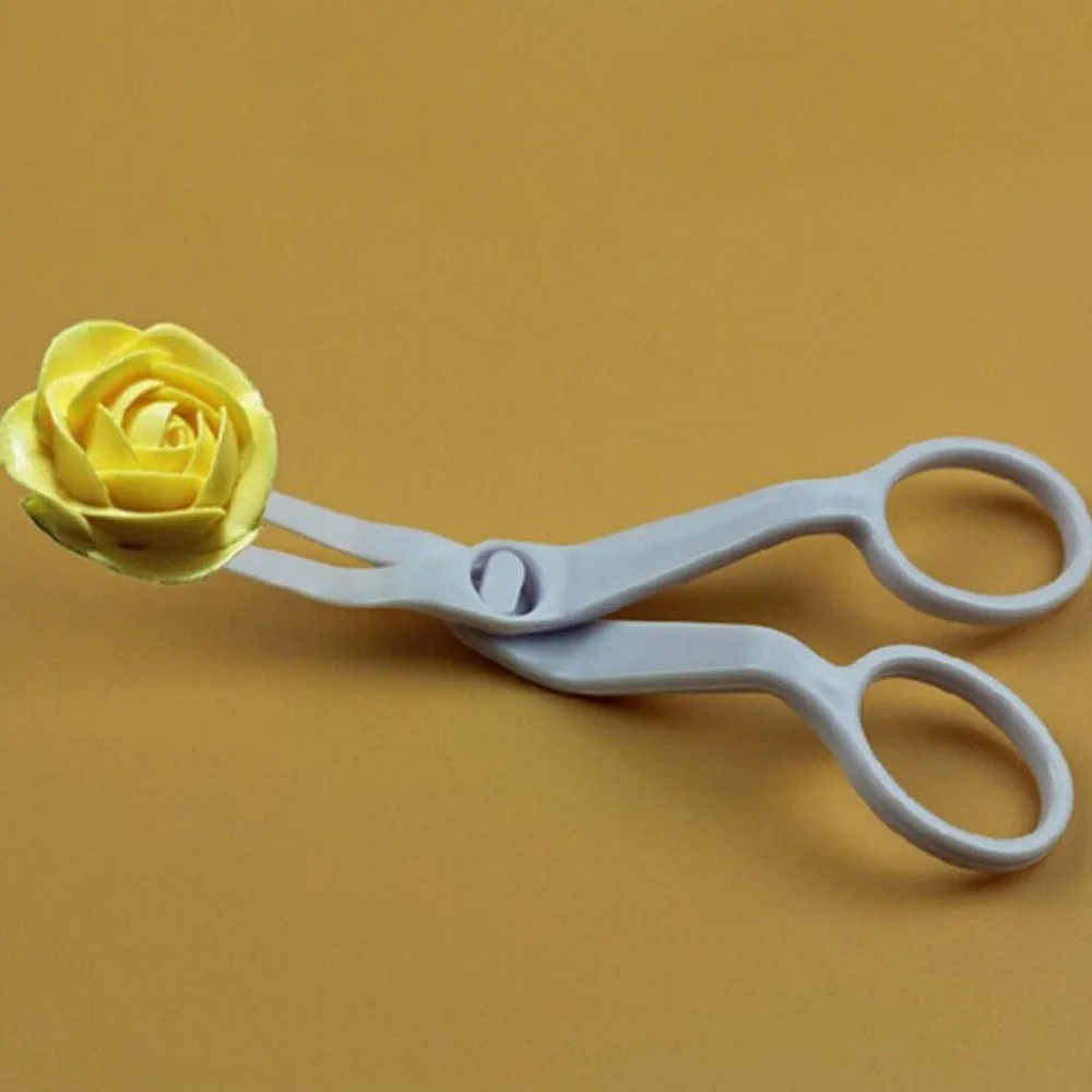 Plastic-Pastry-Scissor-Flower-Lifter-Icing-Sugar-Craft-Fondant-Cake ...
