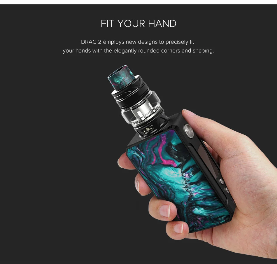 VOOPOO glisser V2 Kit boîte Mod 5ml Uforce T2 réservoir Uforce U2 N3 ...