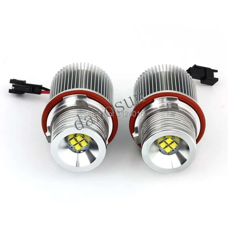 Dahosun 2x Led Angel Eyes 40w Kit For Bmw E39 E60 E61 E63 E64 E65 E66 E53 E83 E87 Thicker Al ...