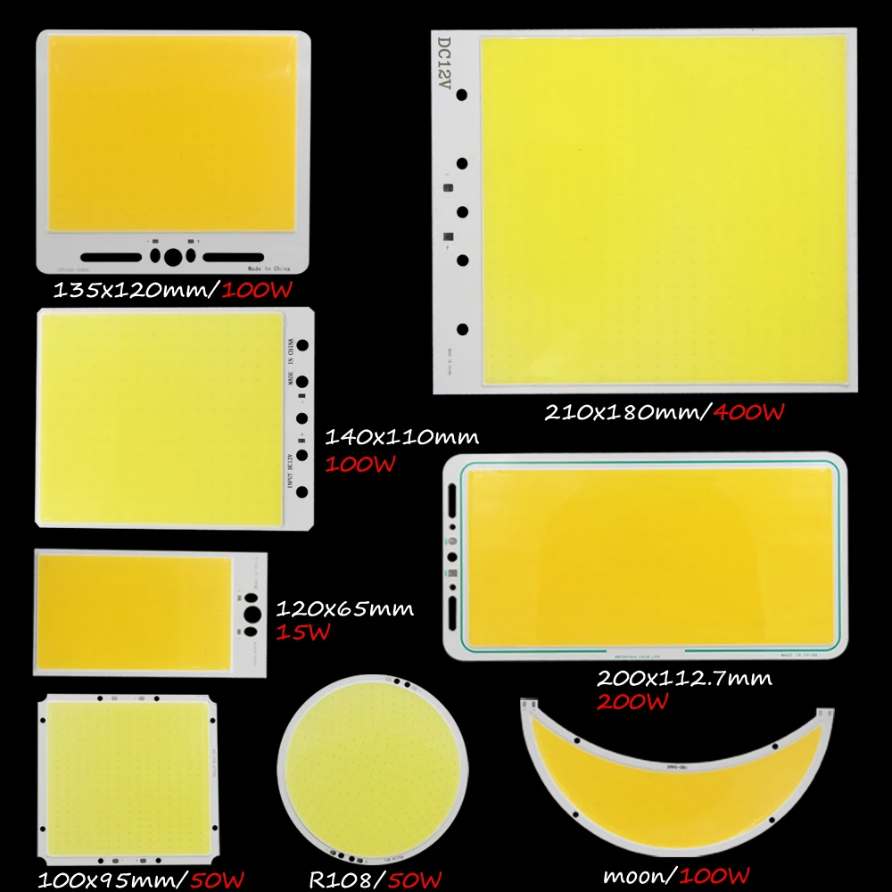 allcob COB LED CHIP customized big size led cob strip lamp 50W 100W ...