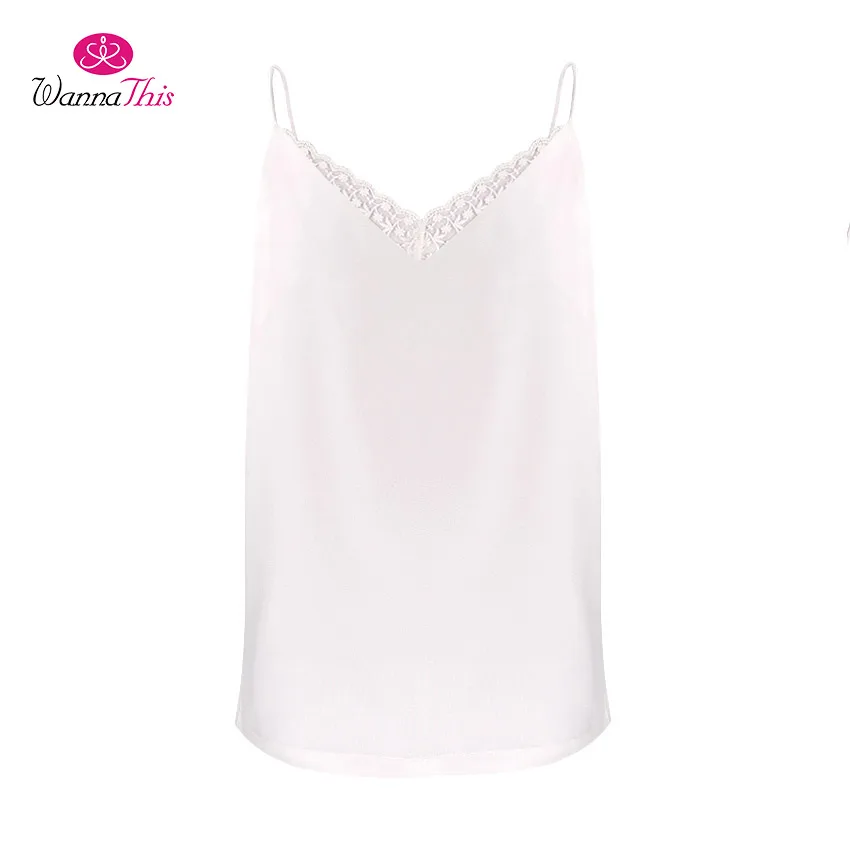 Sexy White Lace Camisole Tops V Neck Sleeveless Strap Tank Top Sleepwear Nightshirts Best