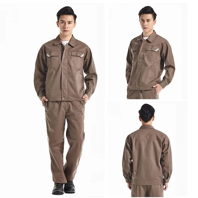 Aliexpress.com : Buy Men Women Work Clothes Workwear Sets Jacket Pants ...