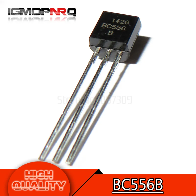 100pcs free shipping BC556B BC556 TO 92 Bipolar Transistors BJT PNP 65V ...