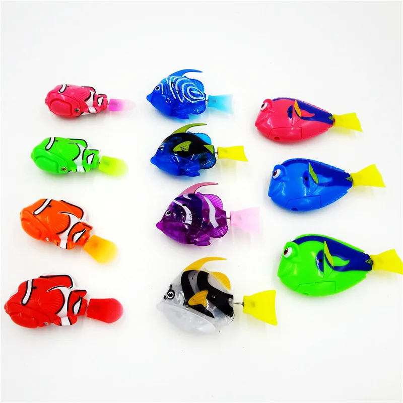 2020 New! Funny Swim Electronic Fish Activated Battery Powered Bath Toy ...