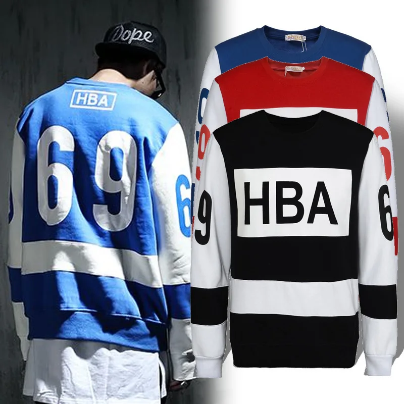 HBA digital 69 sleeved fleece sweater hedging sweater men of letters ...