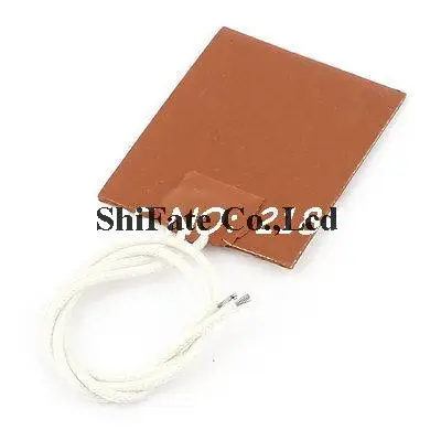 24V 10W Flexible Adhesive Silicone Rubber Heater Heating Plate 60mm x ...