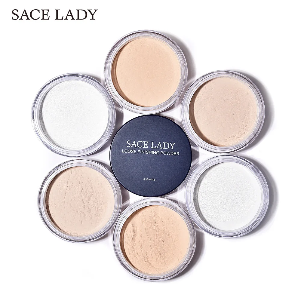 SACE LADY Face Loose Powder Matte Finish Transparent Setting Powder ...