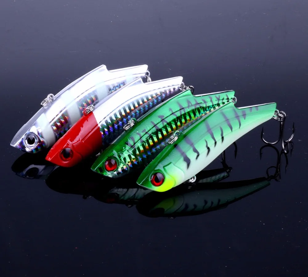 เกมขนาดใหญ่4Pcs VIBเหยื่อตกปลา9Cm 27Gภายในโลหะการสั่นสะเทือนเหยื่อIsca tackle Peche Pesca|vib ...