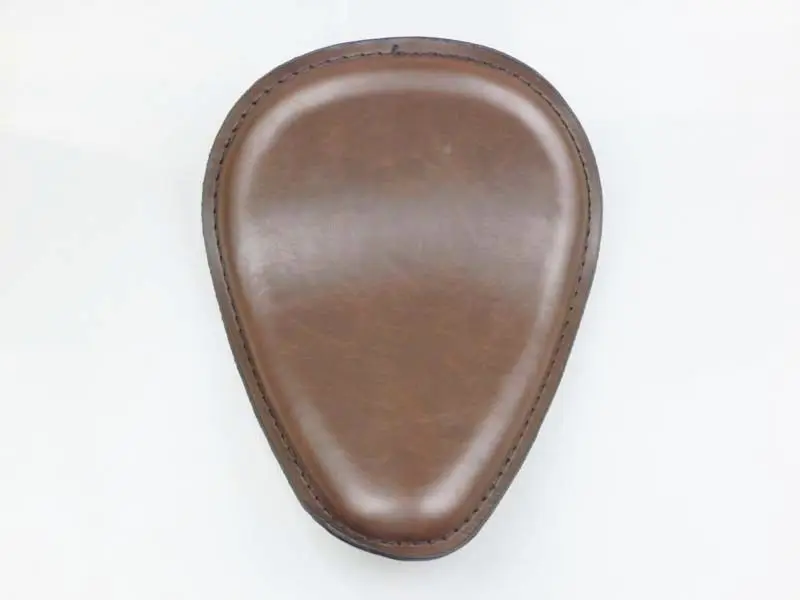 Brown-Vintage-Retro-Motorcycle-Leather-Solo-Seat-For-Honda-Yamaha ...
