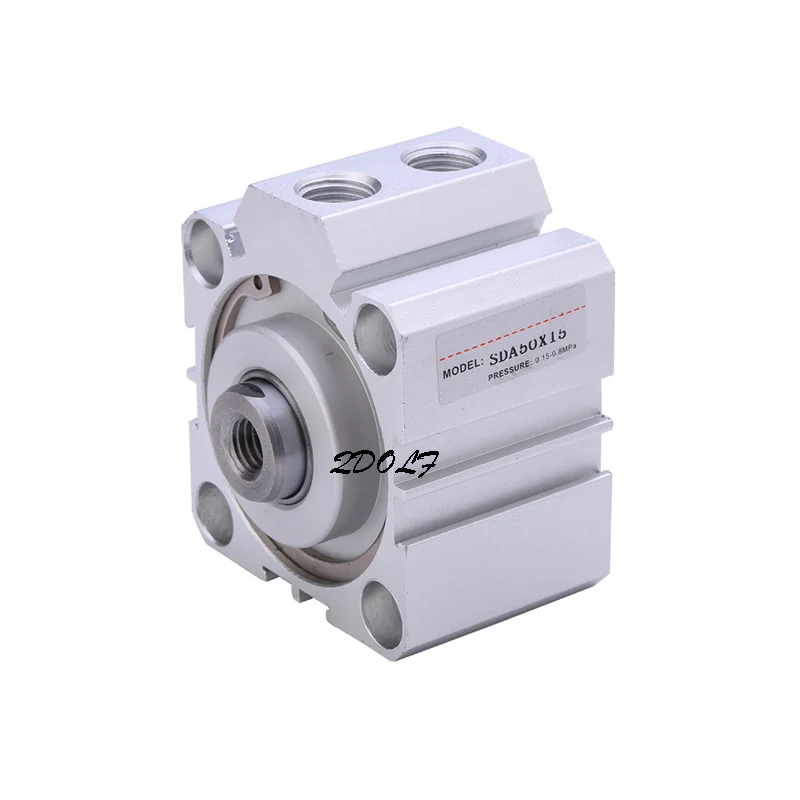 SDA50 50mm de carrera estándar neumático cilindro compacto con diámetro 50mm y accidente ...