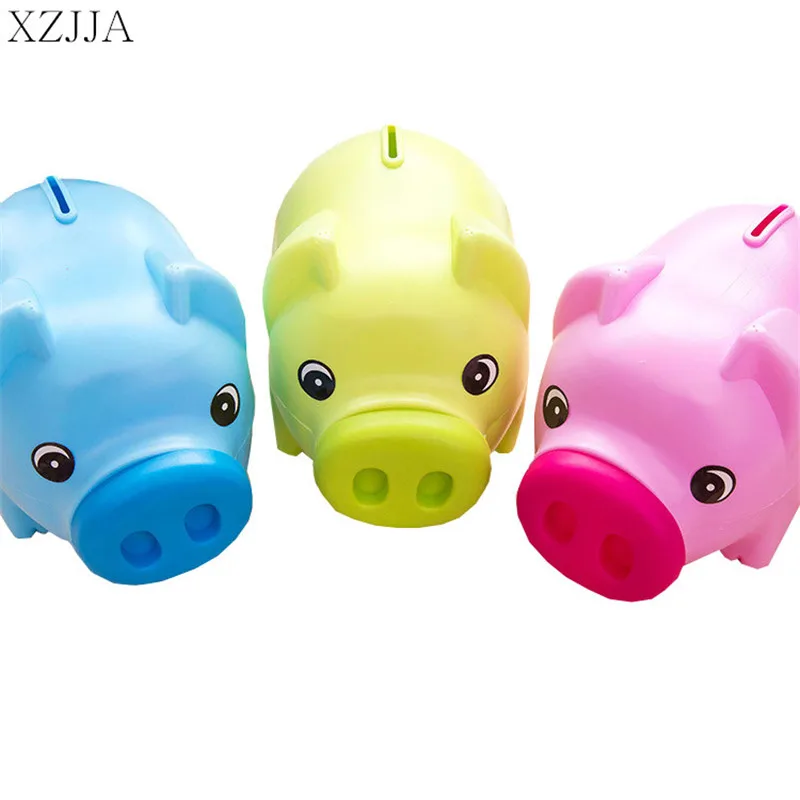 XZJJA Cute Cartoon Pig Money Boxes Children Lovely Animal Coin Bank ...