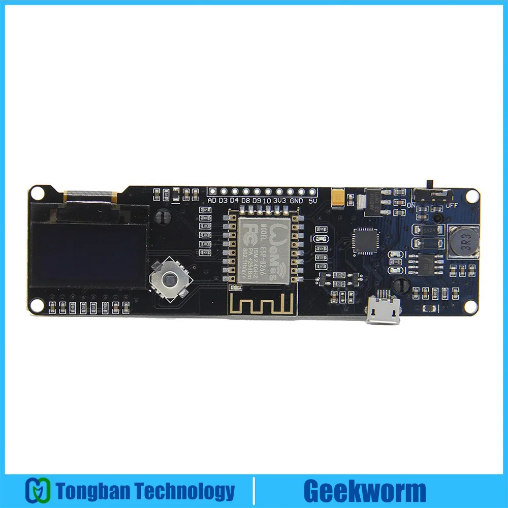 ESP8266 ESP WROOM 02 0.96 inch OLED Development Board Mini WiFi NodeMCU ...