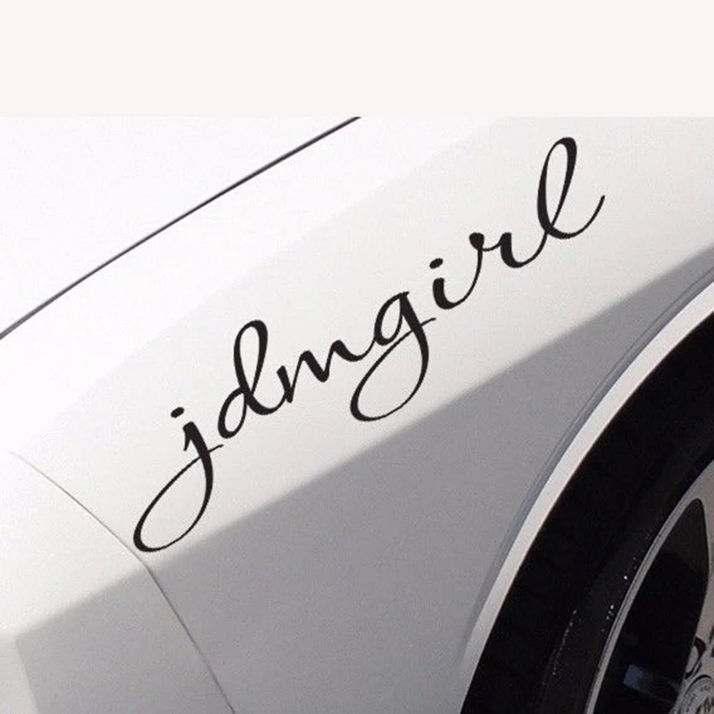 Jdm Girl Funny Lowered Daily Lady Driven Woman Car Vinyl Sticker Decal ...