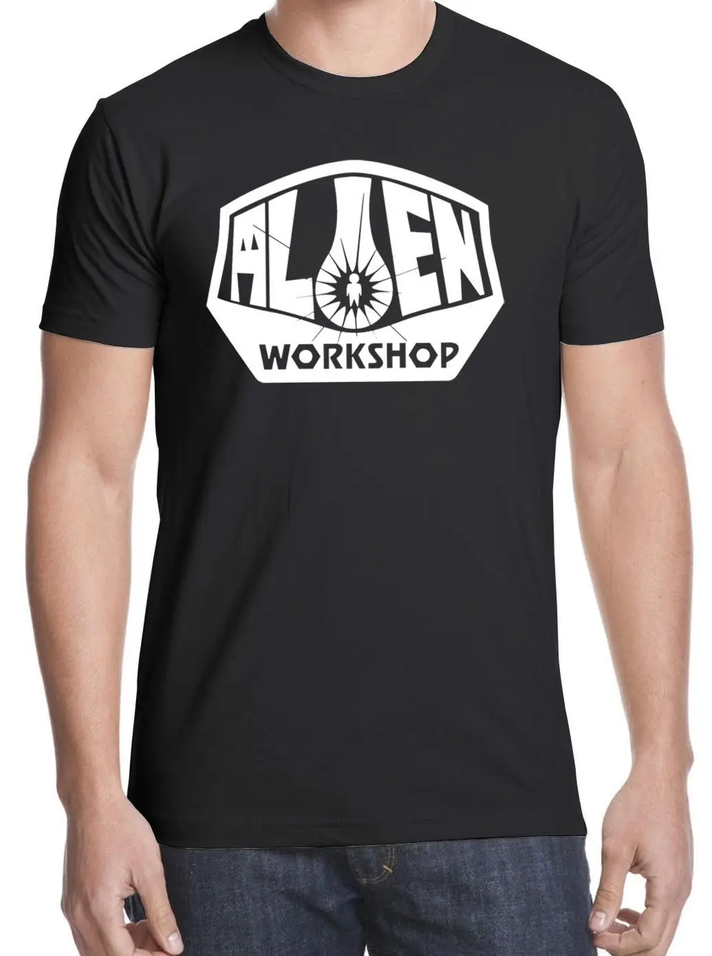 SP Alien Workshop Logo T Shirt Grey skate free shipping-in T-Shirts ...