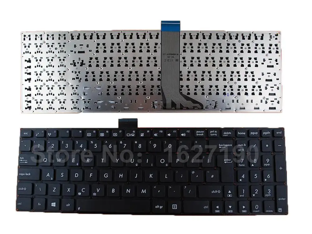 New UK Keyboard Laptop for ASUS K55 BLACK For Win8 Laptop Keyboards ...