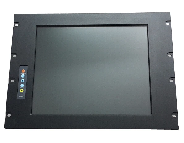 8U Rack Mount Industrial LCD Monitor, 17" rack mounting LCD monitor ...