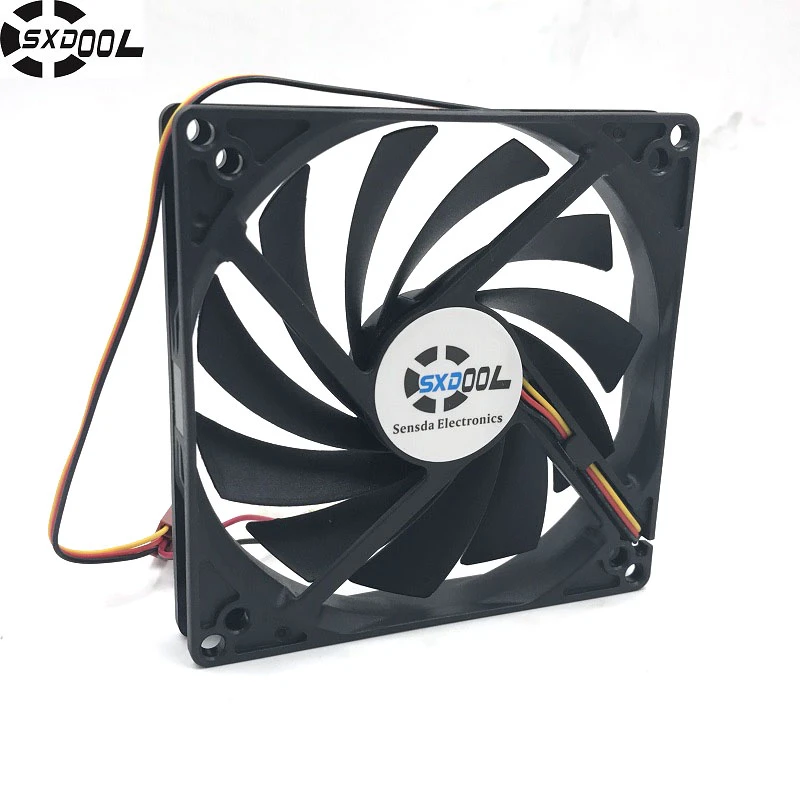 Sxdool 100mm, 10cm Fan, Single Fan, Ultra-thin, Washable, Super Mute ...