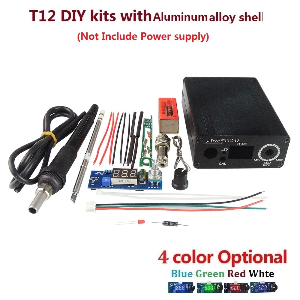 New Electric Unit Digital Soldering Iron Station Temperature Controller Kits For Hakko T12 ...