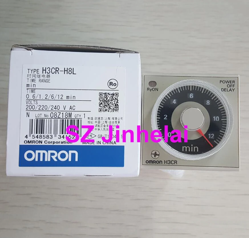 OMRON H3CR H8L แท้รีเลย์ DC24V 200 240VAC POWER OFF DELAY TIMER S/M|timer timer|timer omrontimer ...