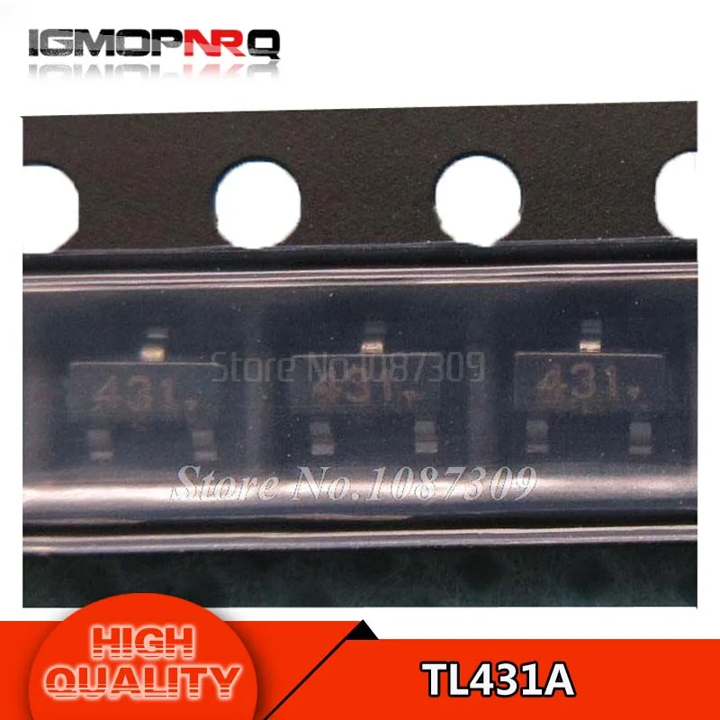 50PCS TL431 SOT TL431A SOT-23 431 SOT SMD new voltage regulator IC ...