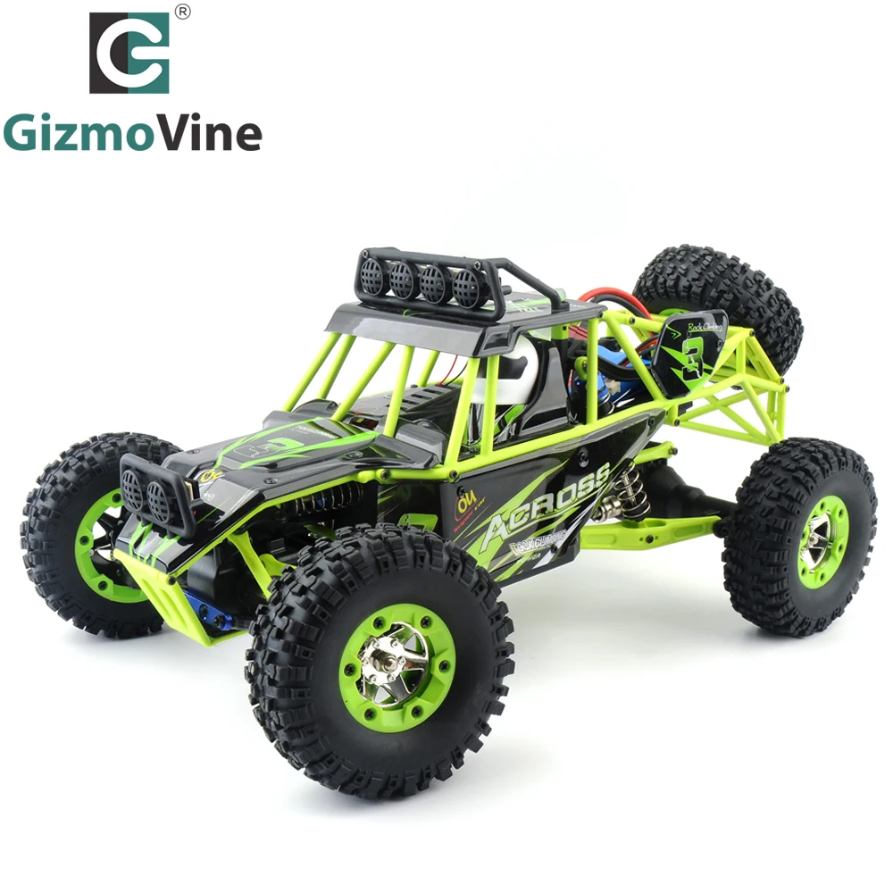 GizmoVine 12428 1/12 4WD 50KM/H Crawler RC Car With LED Light RTR 2.4G ...