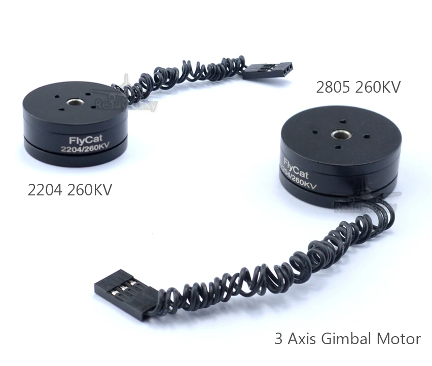 2204 260KV / 2805 140KV Motor Brushless Gimbal Motor for 3 Axis ...